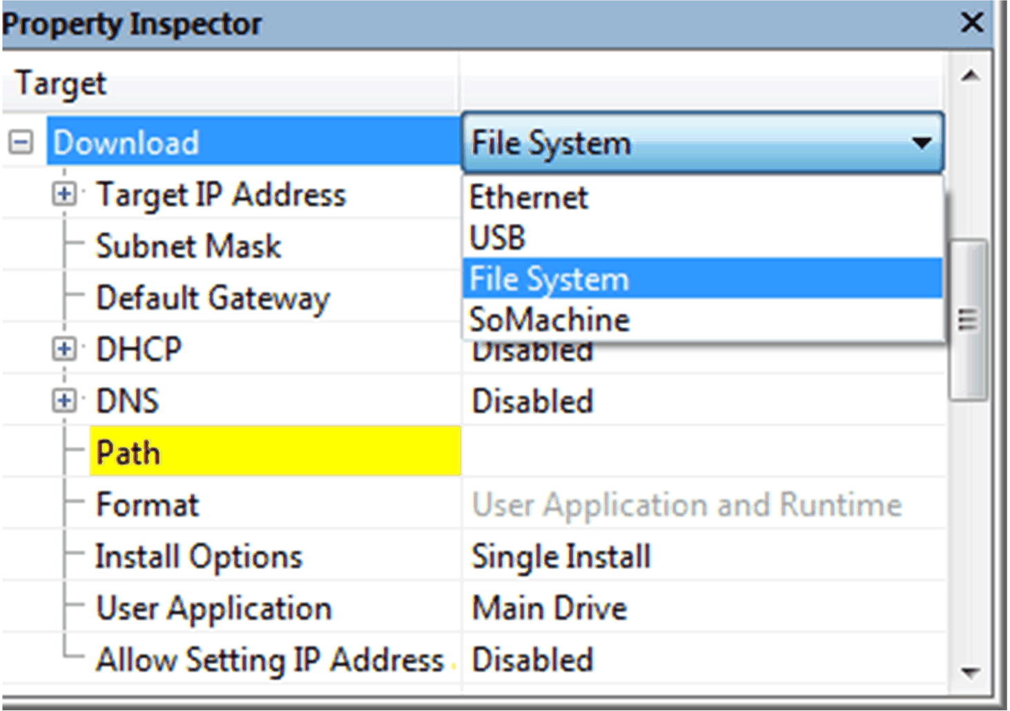 Connecting the Magelis SCU HMI Controller to a PC
